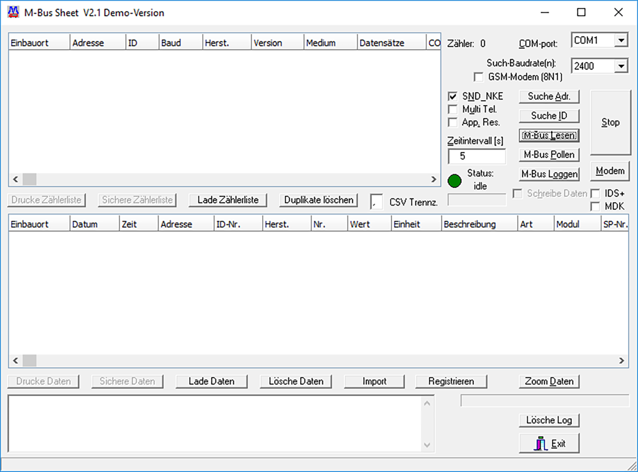 MB Sheet M-Bus Auslesesoftware online kaufen